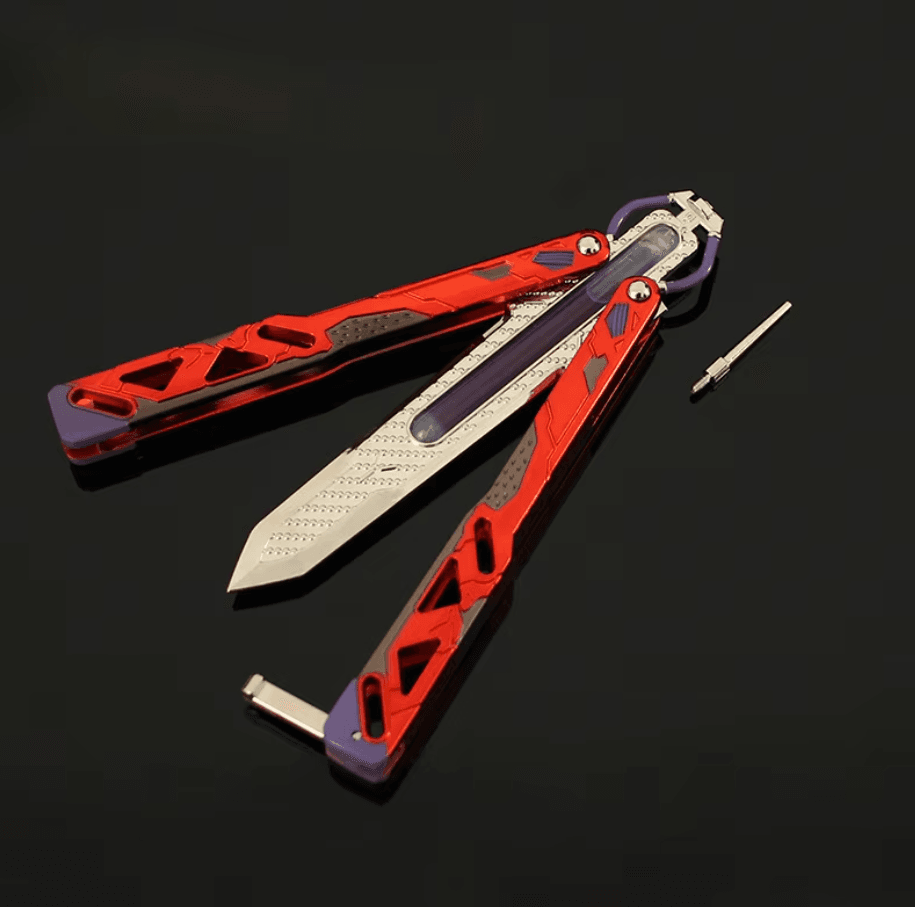 Apex Legends Octane Butterfly Knife In Real Life l Gamer Balisong Kniv ...