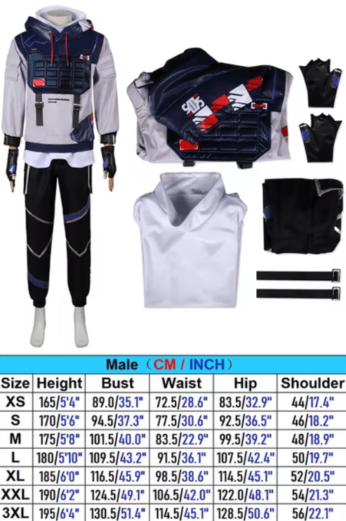 Valorant ISO Cosplay Set l Real-Life ISO Outfit l Valorant Cosplay Gea ...