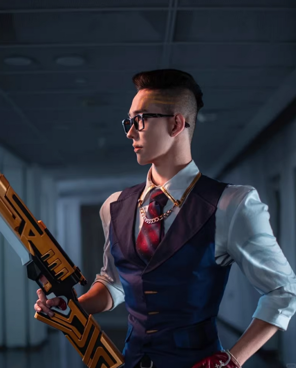 Valorant Chamber Cosplay Set l Real-Life Chamber Outfit l Valorant Cos ...