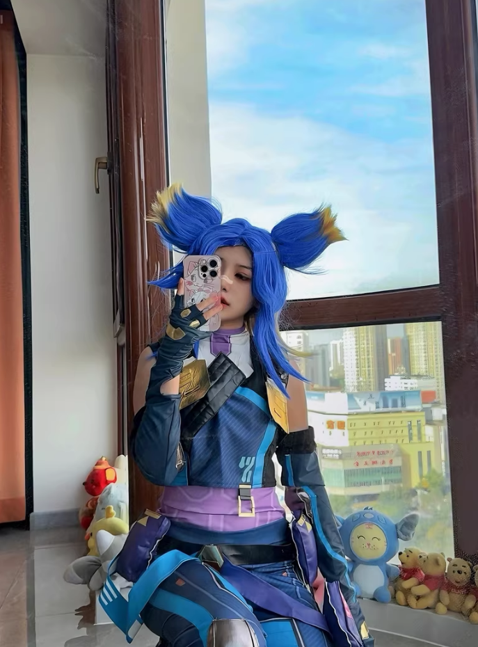 Neon Cosplay Outfit | Valorant Agent Costume – The Night Market